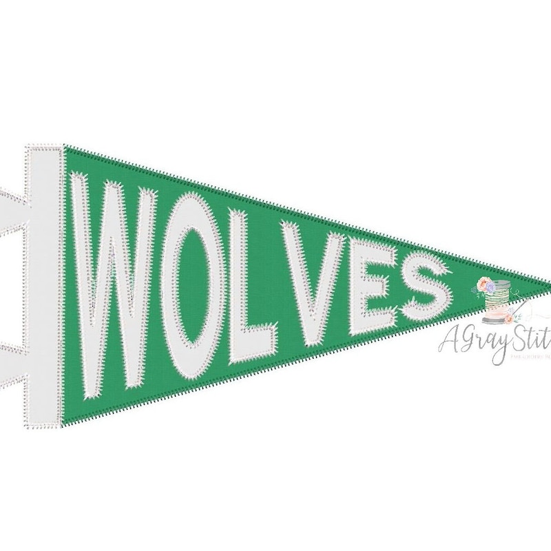 Wolf Applique - Etsy