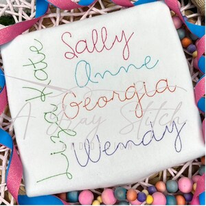 Molly Vintage Bean Stitch Embroidery Font Machine Embroidery Quick ...