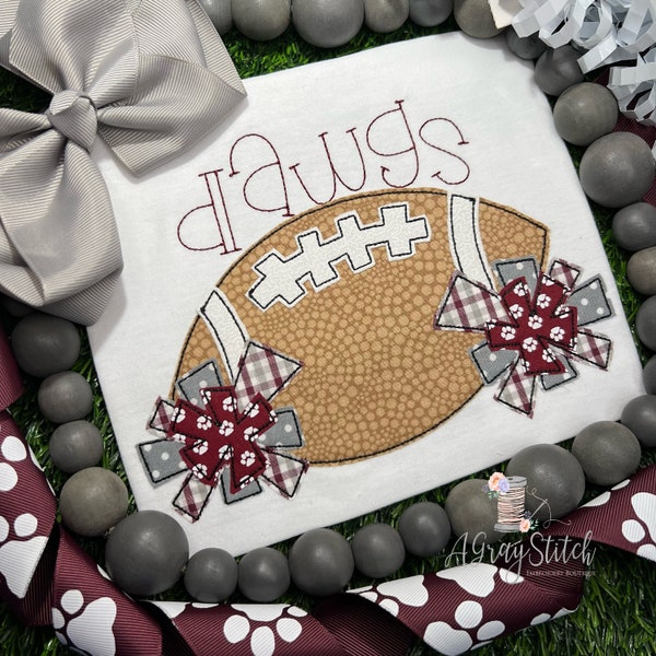 Football Applique - Etsy