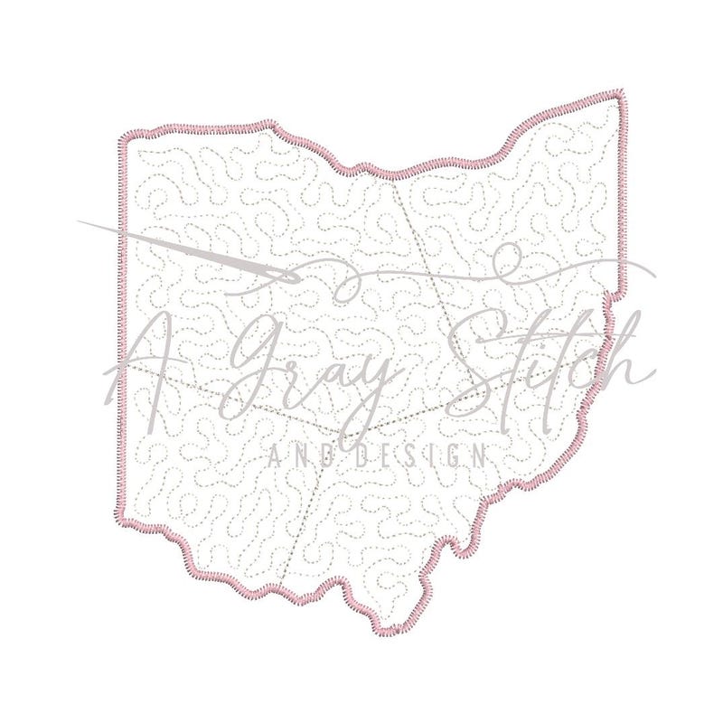 State Applique - Etsy