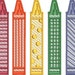 Sketch Fill Embroidery Design Crayons Quick Stitch - Etsy