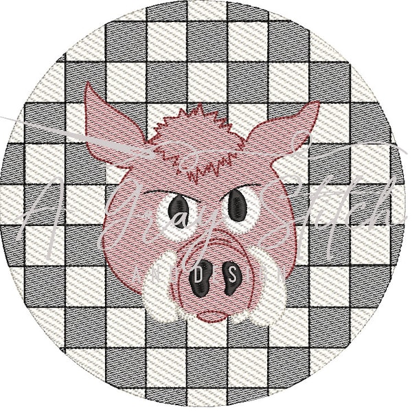 Razorback Embroidery Design - Etsy