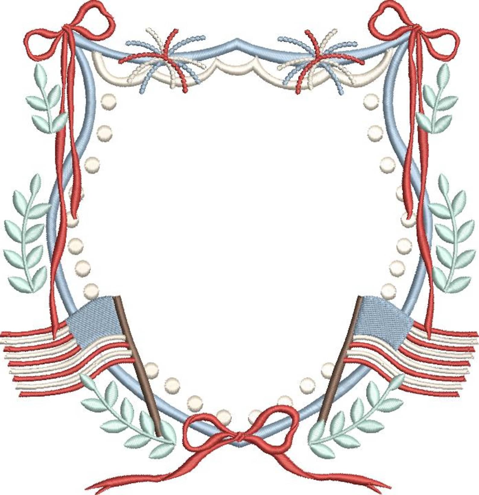 Let Freedom Ring Independence Day Crest Machine Embroidery Design - Etsy