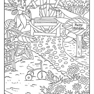 12 COLORING PAGES Gardens Galore Adult Coloring Book ; Meditation; Self ...