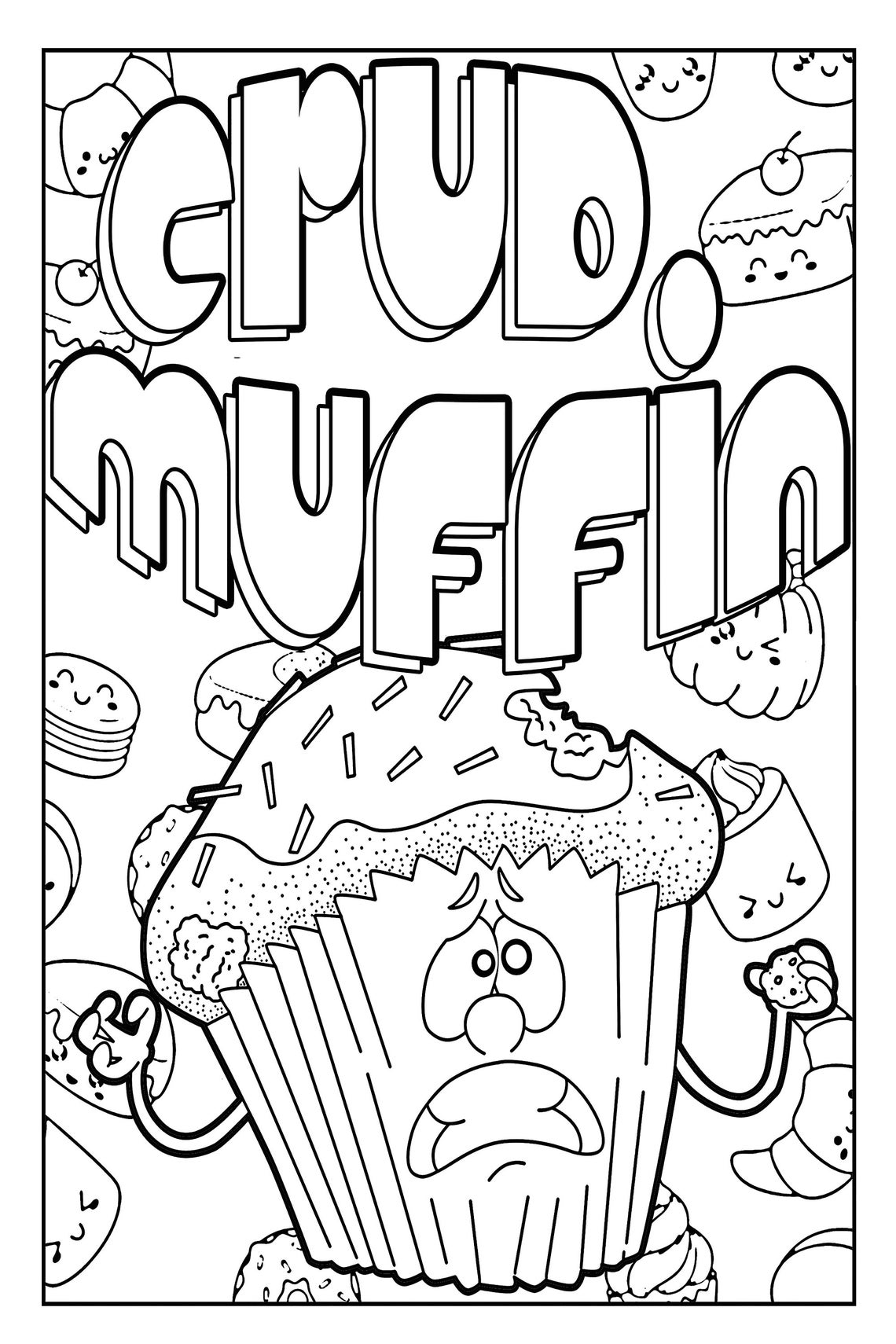 30 COLORING PAGES Clean Cuss Words Coloring Book Mental Health Swear ...