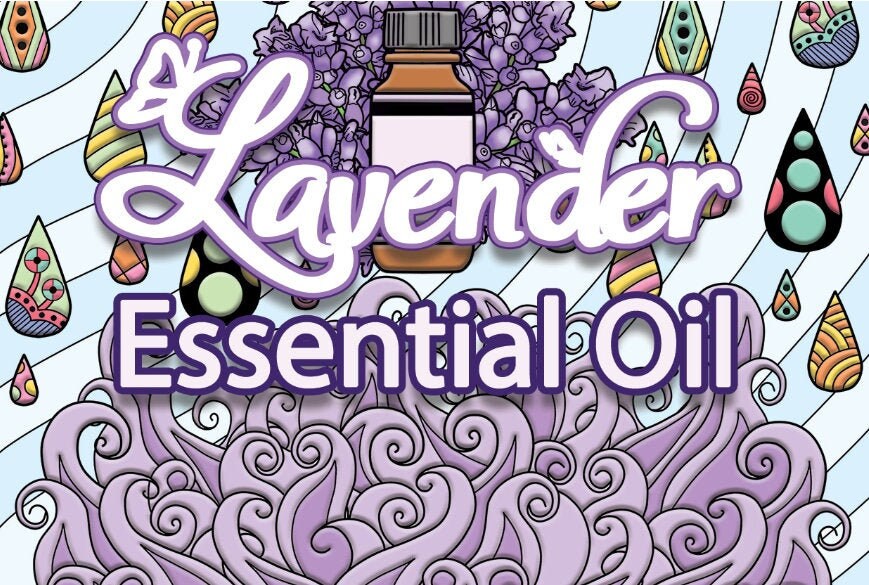 23 COLORING PAGES Lavender Essential Oil Adult Coloring Book - Etsy