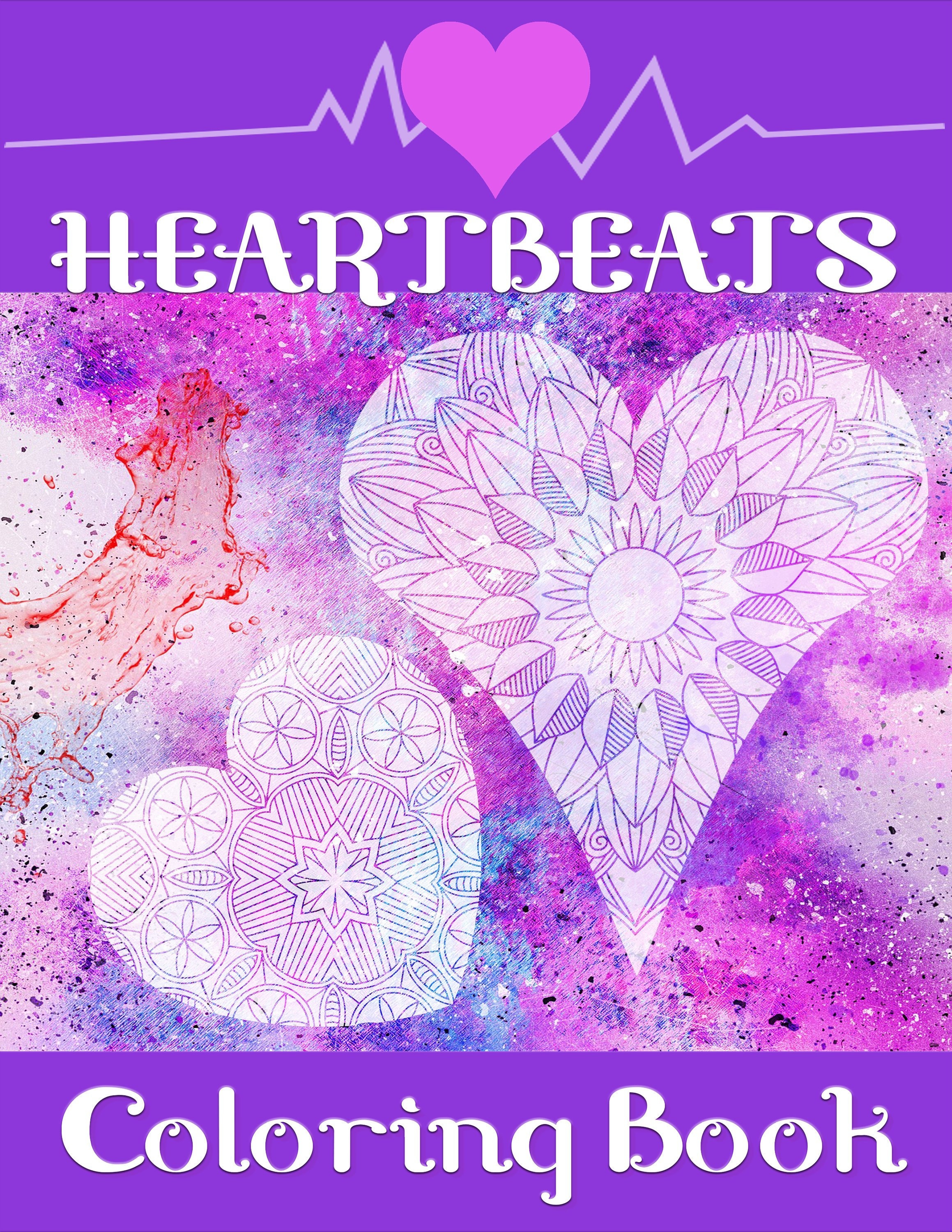 Heart Coloring Book Pages