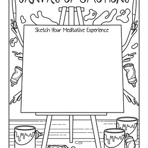 28 COLORING PAGES MEDITATION Journal Coloring Book; Self-care; Self ...