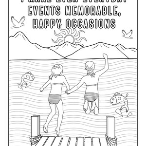 20 COLORING PAGES Amazing Affirmations Living Purposefully Adult ...