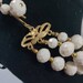 Vintage Deville 3 Strand Faux Pearl & Goldtone Necklace D1 B1 - Etsy