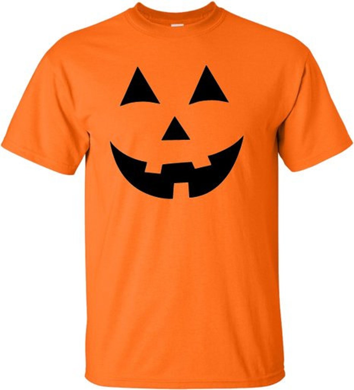 Adult Jack O Lantern Pumpkin Face Halloween Funny T-shirt - Etsy