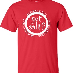Adult Got Salt? Supernatural T-shirt - Etsy