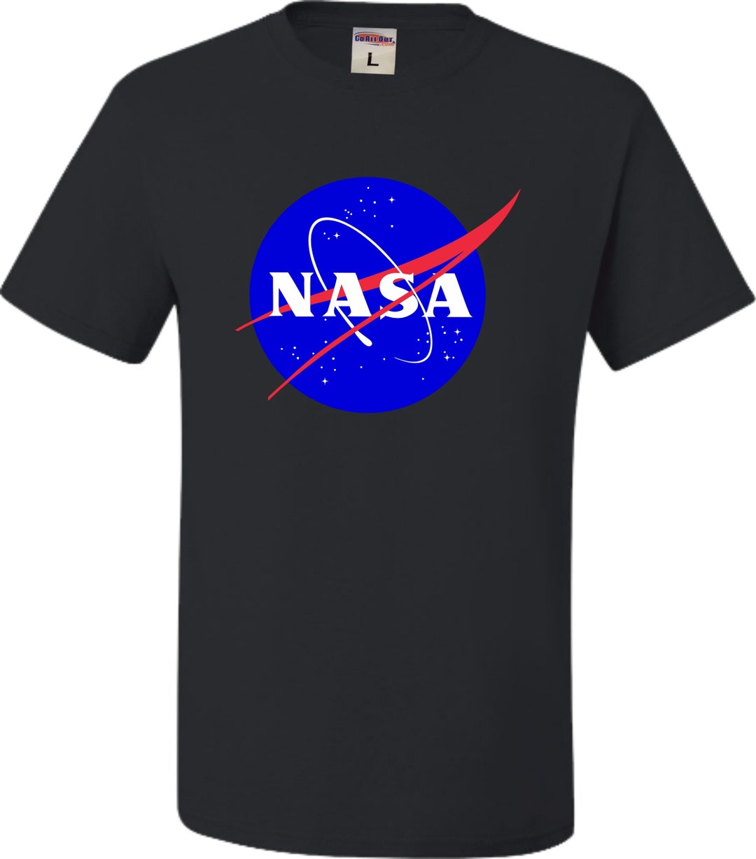 Adult Blue NASA Logo T-shirt - Etsy