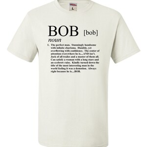 Adult Definition of Bob Funny T-shirt - Etsy