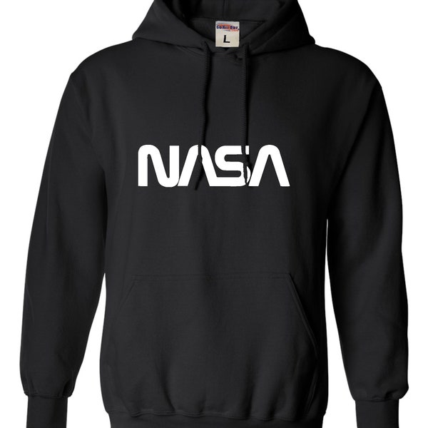 Nasa Worm Logo Hoodie - Etsy
