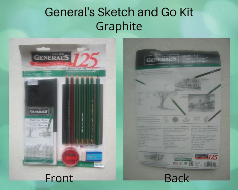 General's Sketch & Go Kits - Artist Pencil Drawing Kits - Etsy