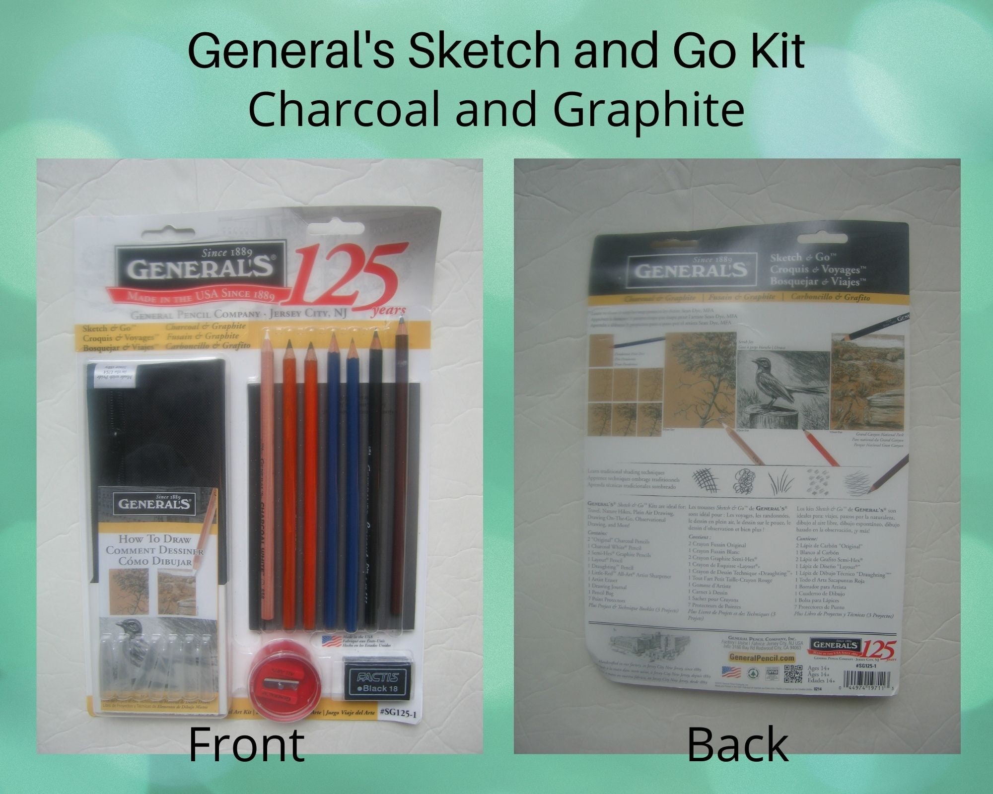 General's Sketch & Go Kits - Artist Pencil Drawing Kits - Etsy
