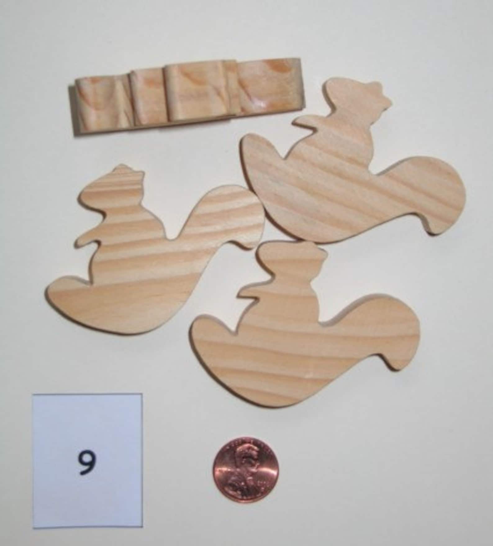 Unfinished Miniature Wood Craft Supply - Hearts, Stars, Angel Ornaments ...