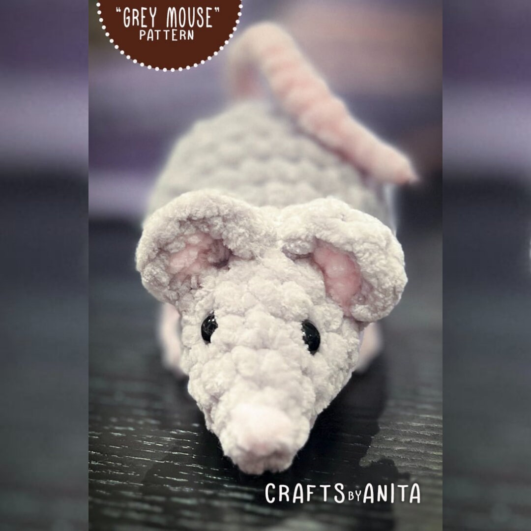 Mouse Crochet Pattern | Amigurumi Crochet Pattern | Crochet Plushies ...