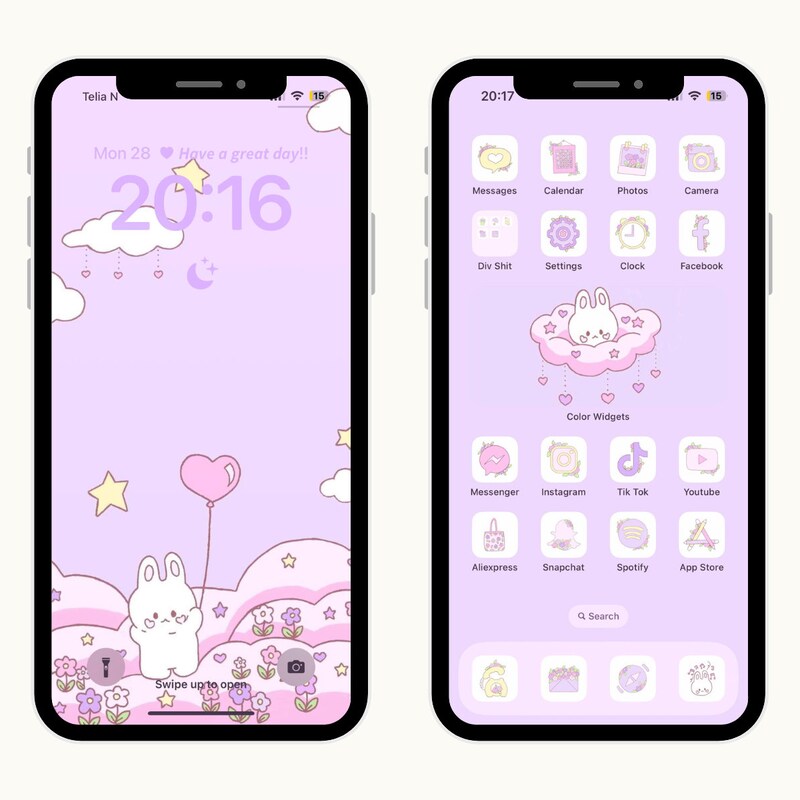 Purple App Icons - Etsy