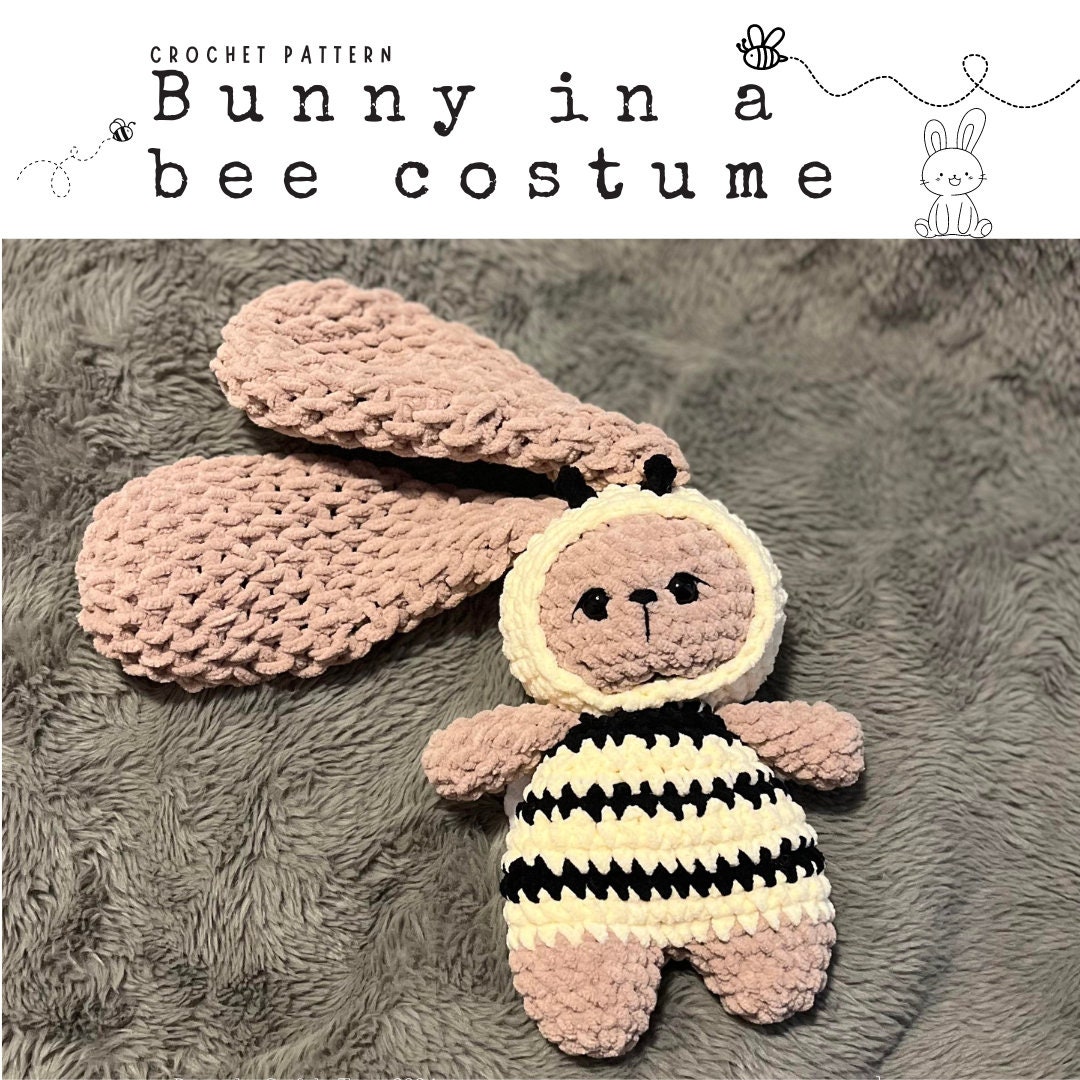 Bunny Bee Crochet Pattern Animal Crochet Pattern Amigurumi Bees Bunnies ...