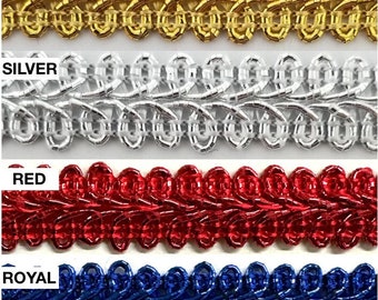 Mylar Braid Ribbon Army Uniform Cap Band Epaulet Braid Cuff Trousers ...