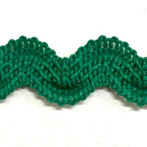 Stretch Elastic Novelty Ric Rac Zig Zag Trim 3/8" - 9 Continuous Yards ...