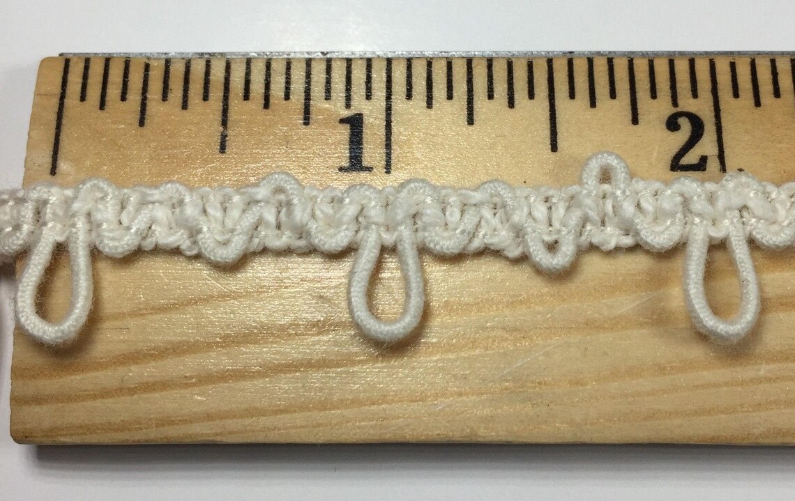 Bridal BUTTON LOOP Elastic Braid Trimming 18 Yards Many - Etsy
