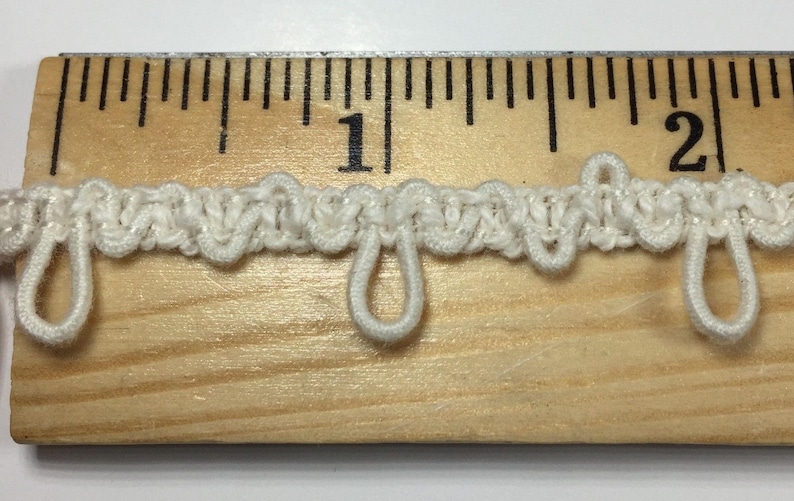 Bridal BUTTON LOOP Elastic Braid Trimming 18 Yards Many - Etsy