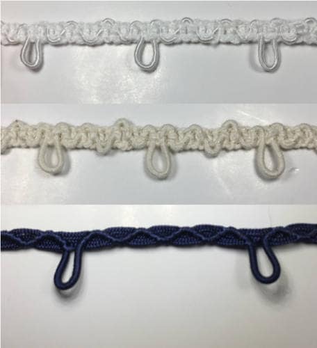 Bridal BUTTON LOOP Elastic Braid Trimming - 18 Yards - Many Colors! - Etsy