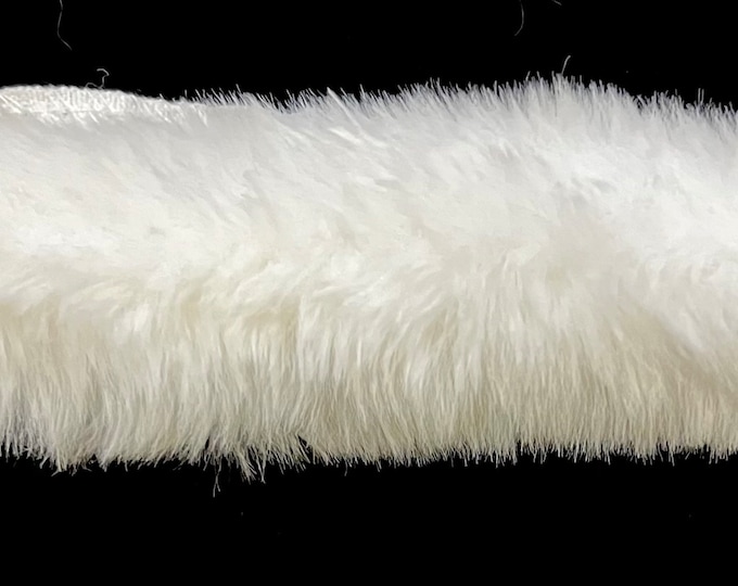 Simplicity 1 White Faux Fur Trim BY THE YARD - Etsy