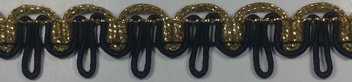 Metallic Gimp Knit Loop Trim 5/8" - 7 Continuous Yards - Many Colors ...