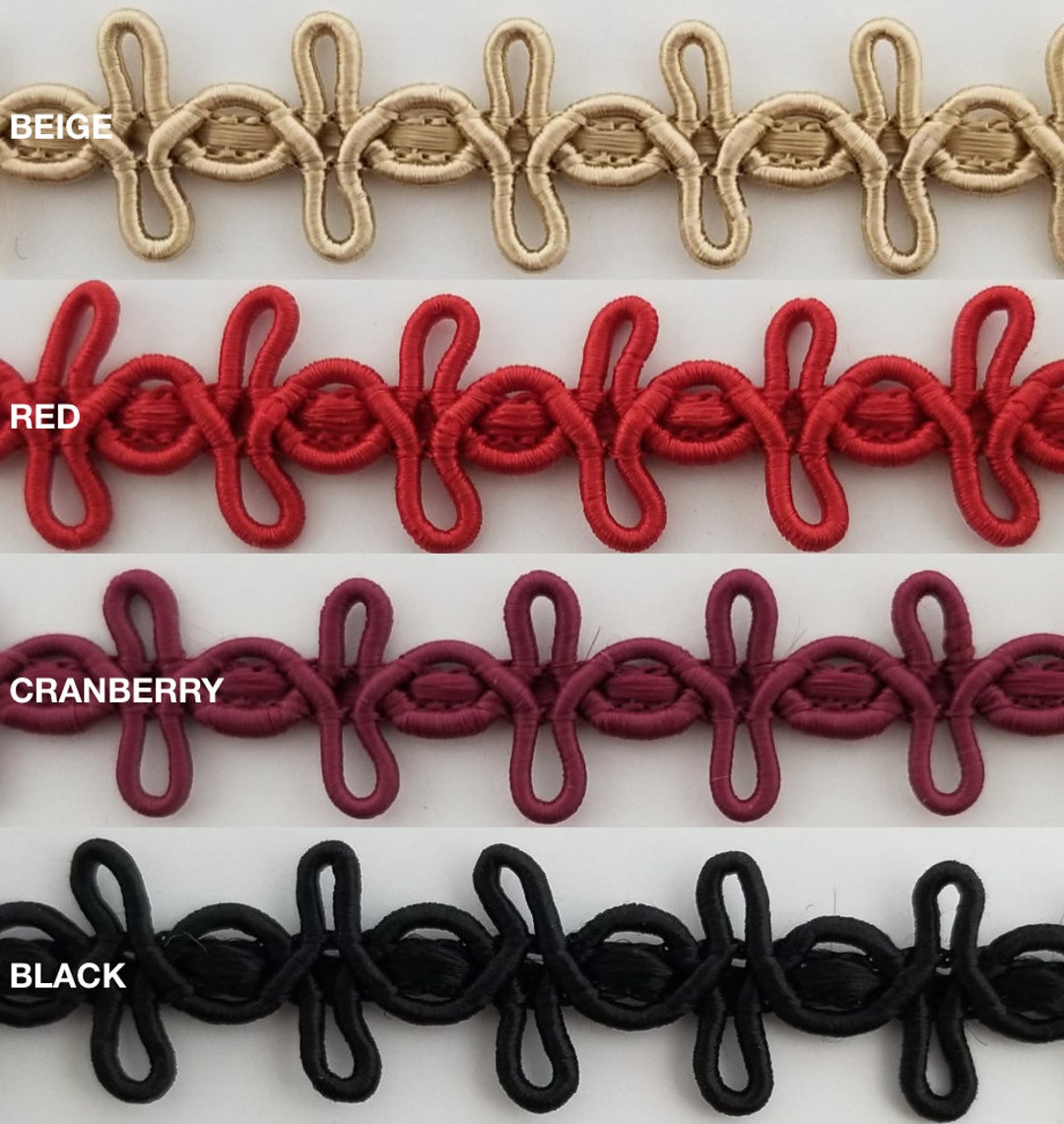 Designer Braid Gimp Trim 5/8" - 9 Continuous Yards - Many Colors! MADE ...