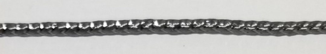 Metallic Tubular Cord- Col. Antique Silver 1/8" - 10 Yards - MADE IN ...