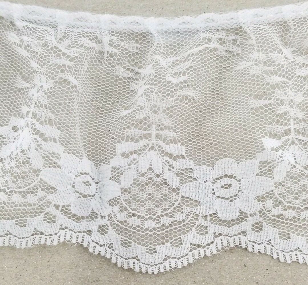 3.5 Ruffled Gathered Lace Trimming 4 Total Yards - Etsy