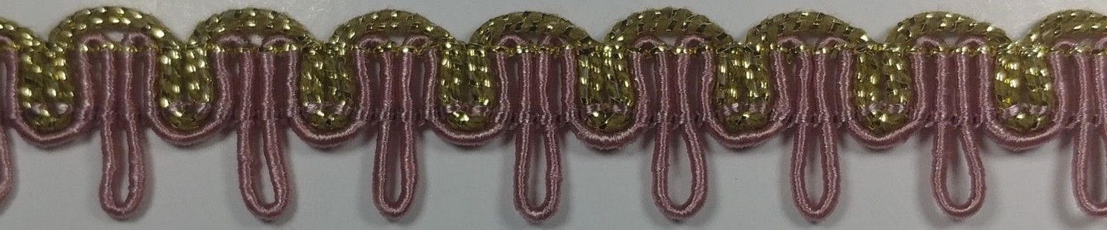 Metallic Gimp Knit Loop Trim 5/8" - 7 Continuous Yards - Many Colors ...