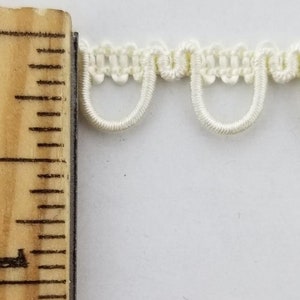 Bridal BUTTON LOOP Elastic Braid Trimming - 12 Yards - Many Colors! - Etsy