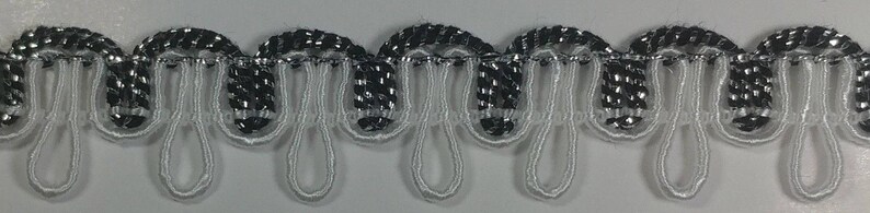 Metallic Gimp Knit Loop Trim 5/8" - 7 Continuous Yards - Many Colors ...