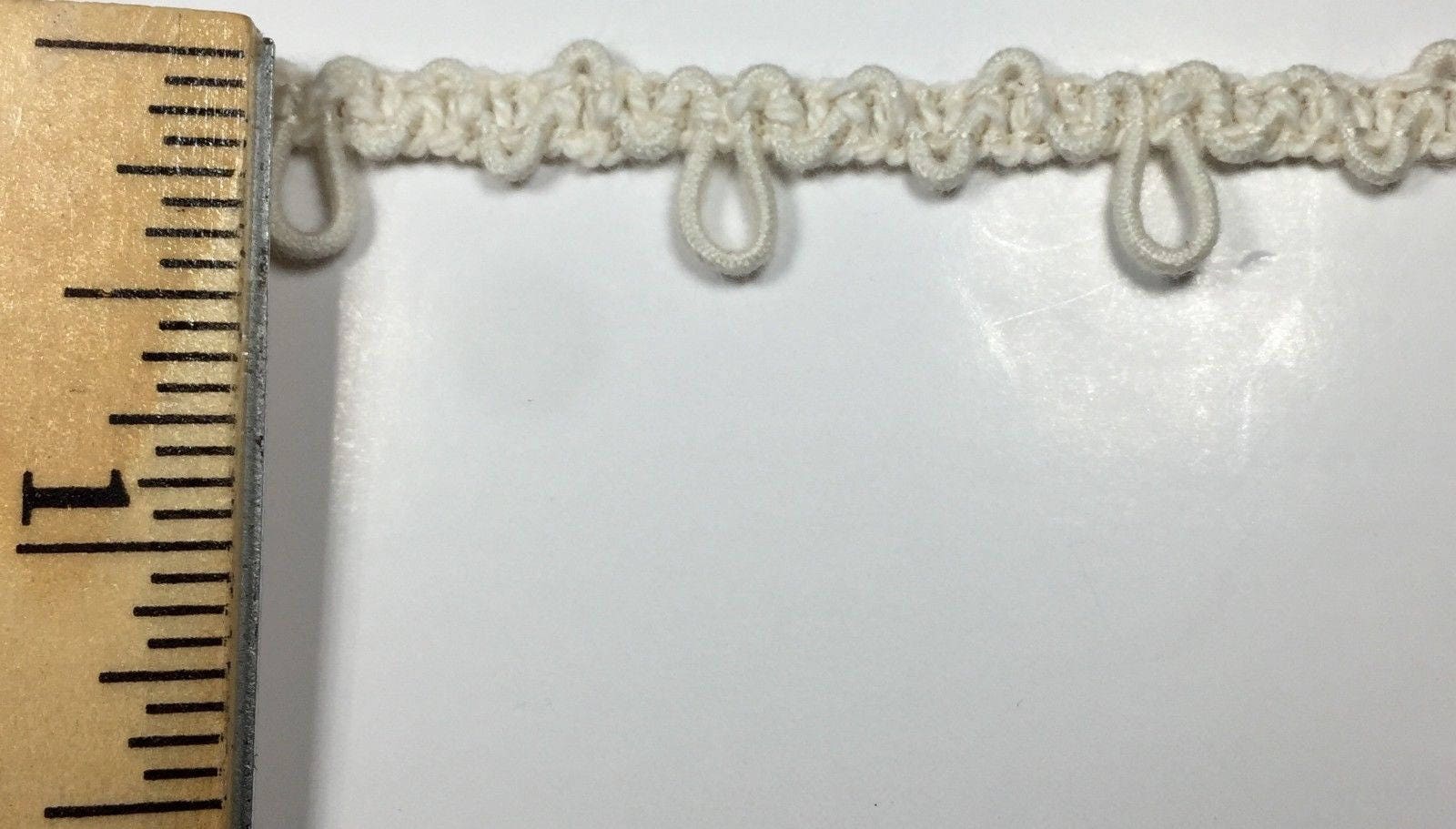 Bridal BUTTON LOOP Elastic Braid Trimming - 18 Yards - Many Colors! - Etsy