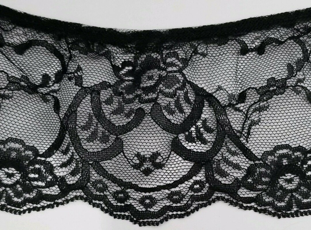 Ruffled Gathered Lace Trimming 3-3/4" - 4 Continuous Yards! - Etsy