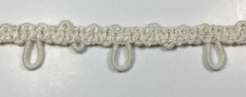 Bridal BUTTON LOOP Elastic Braid Trimming 18 Yards Many - Etsy