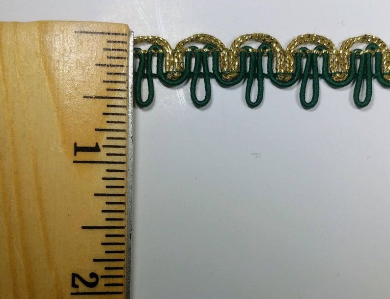 Metallic Gimp Knit Loop Trim 5/8" - 7 Continuous Yards - Many Colors ...