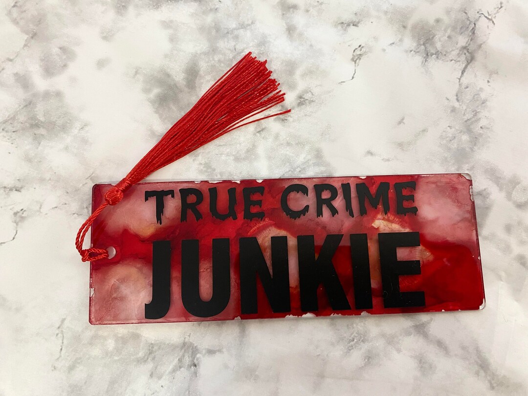 True Crime Themed Acrylic Bookmarks - Etsy