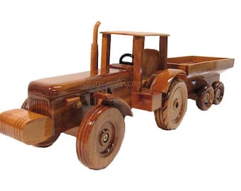 Wooden John Deere Tractor - Etsy