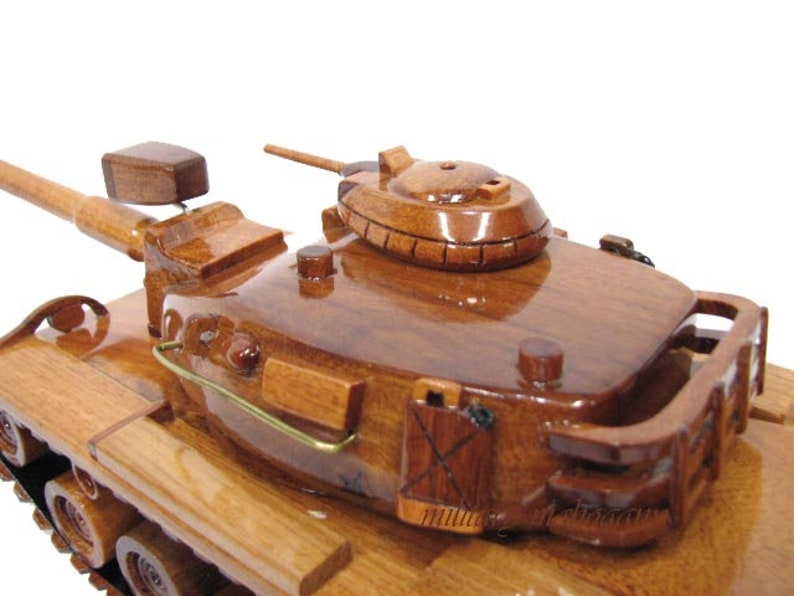 M60 M60A1 M60A2 M60A3 MBT Main Battle Tank Armor Mahogany Wood Wooden ...