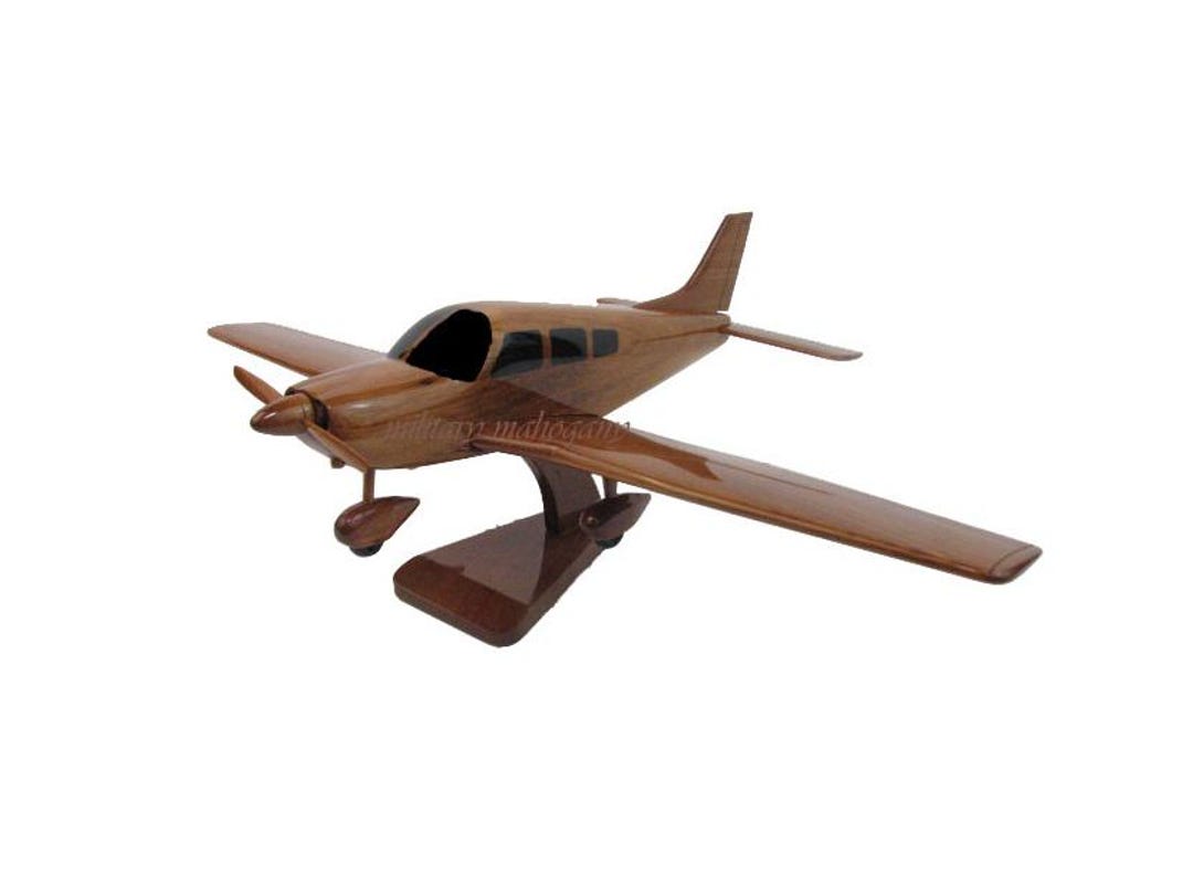 PA-28 Piper Archer Cherokee 180 Airplane Private Plane Handcrafted Wood ...