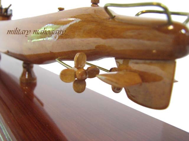 Navy Gato Class USS Wahoo SS-238 WWII Submarine Mahogany Wood | Etsy