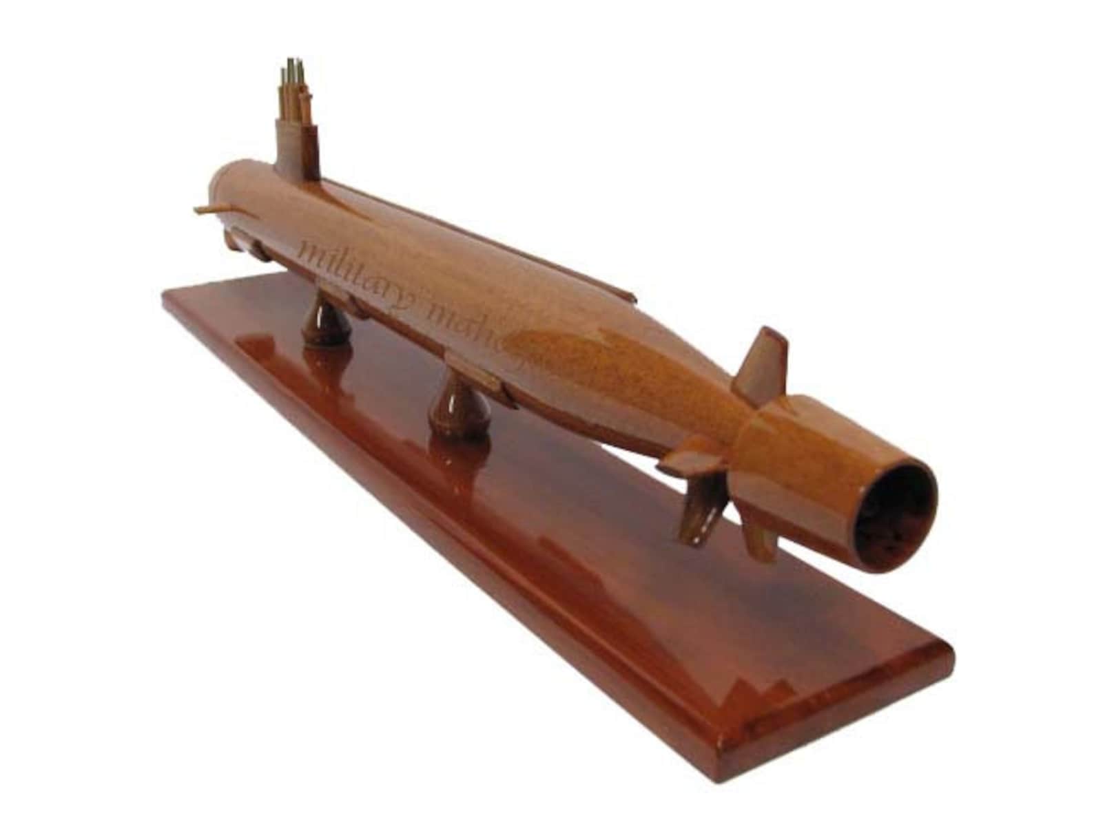 USS Virginia SSN-774 Nuclear Class Submarine Wood Wooden Handcrafted ...