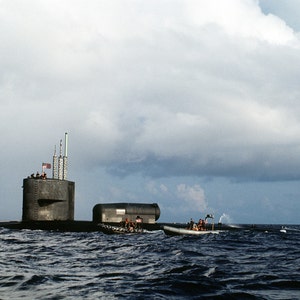 USS Ohio Class SSGN-726 Nuclear Submarine Dry Dock DDS Sub Wood Wooden ...