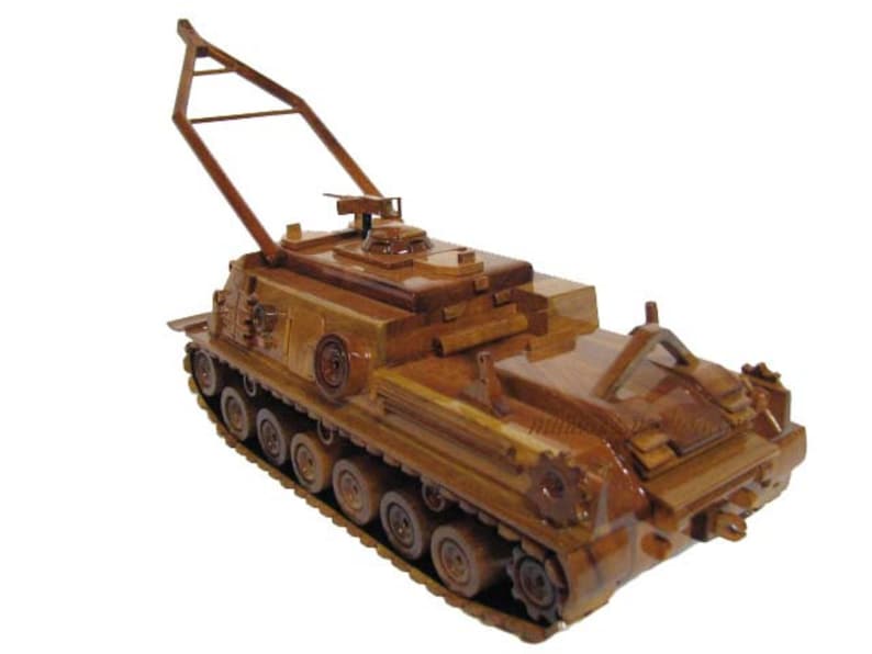 M88 M88A1 MRV Recovery Vehicle Armor Tank Mahogany Wood Handcrafted ...